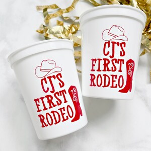 First Rodeo Birthday Party Cups, First Birthday Party Cups ...