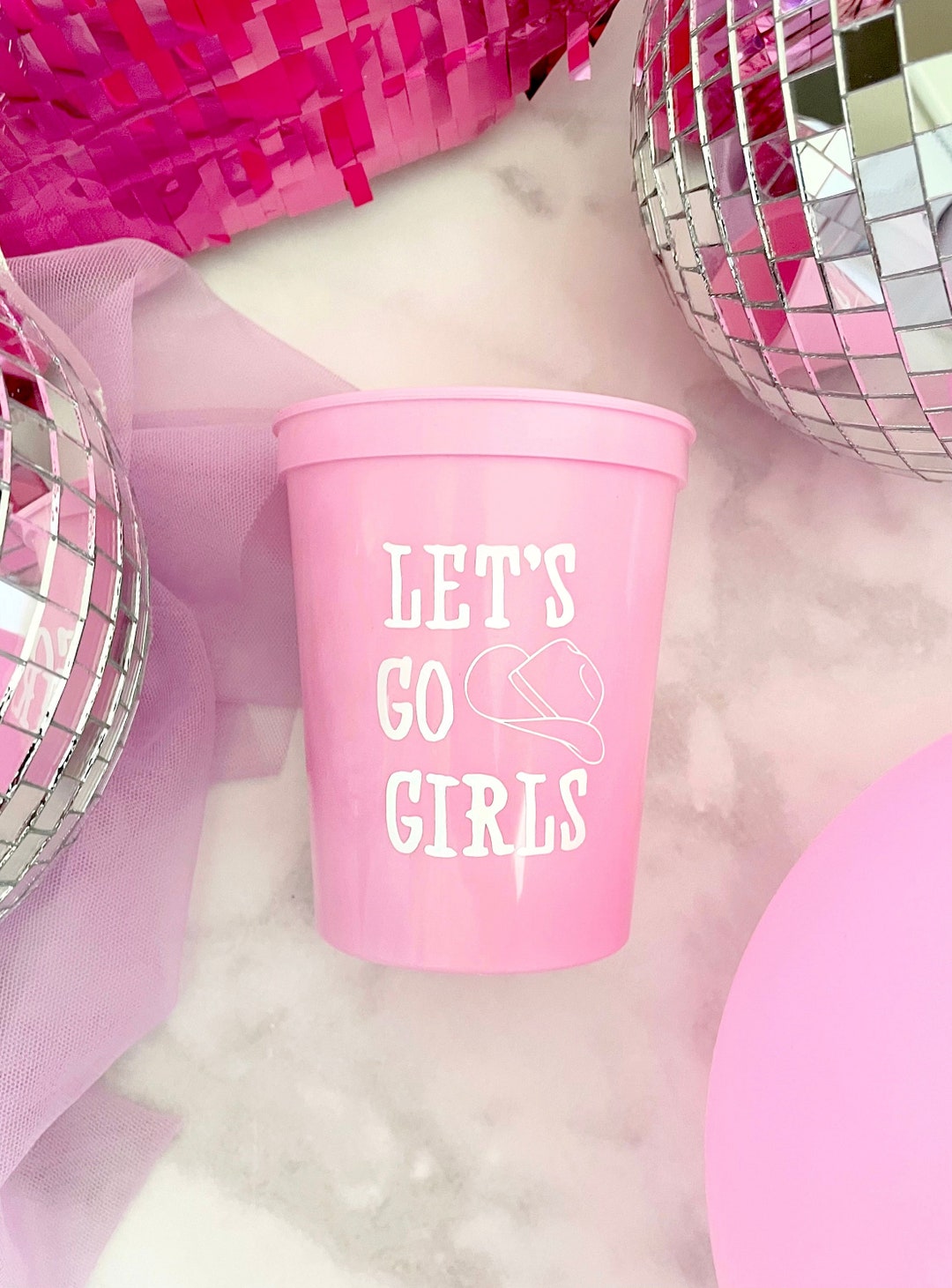 Lets Go Girls Party Cups Bachelorette Party Cups Last Rodeo - Etsy