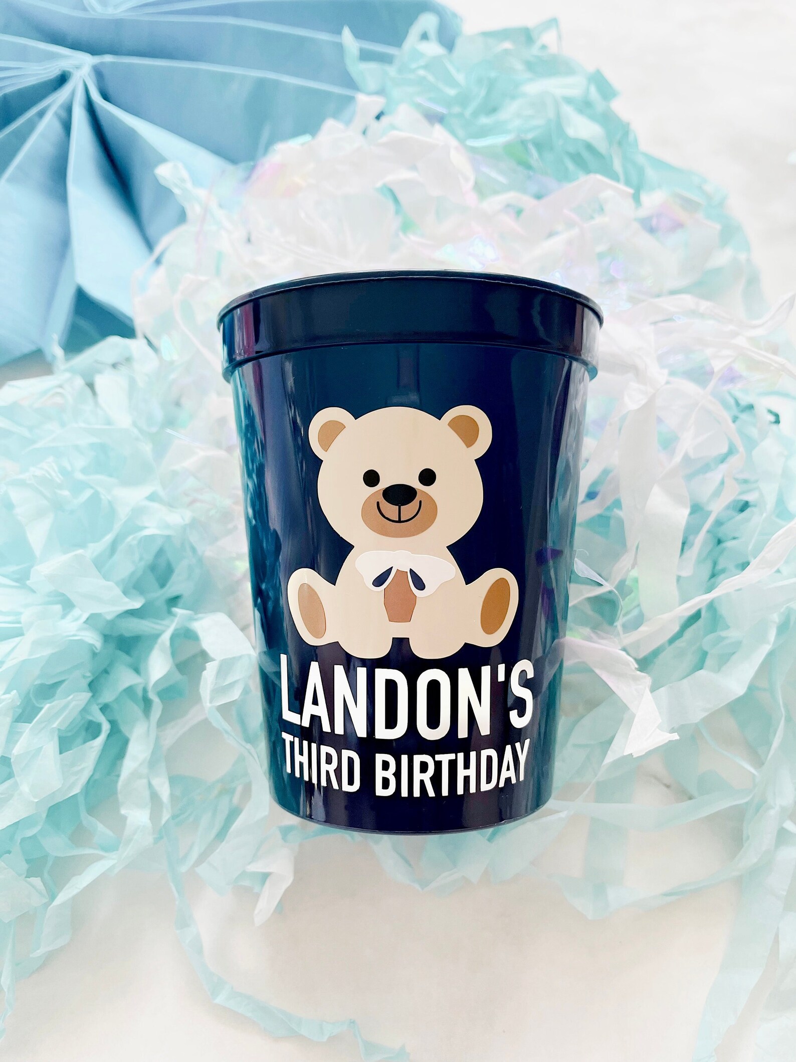 Teddy Bear Party Cups Teddy Bear Themed Party Bear Themed - Etsy