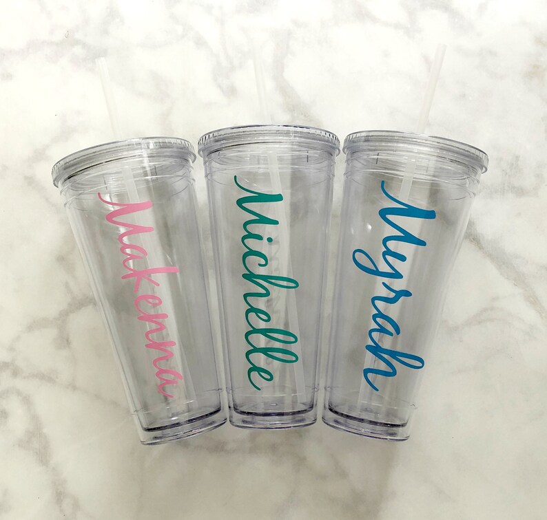 Personalized Acrylic Double Wall Tumblers 32oz Personalized - Etsy
