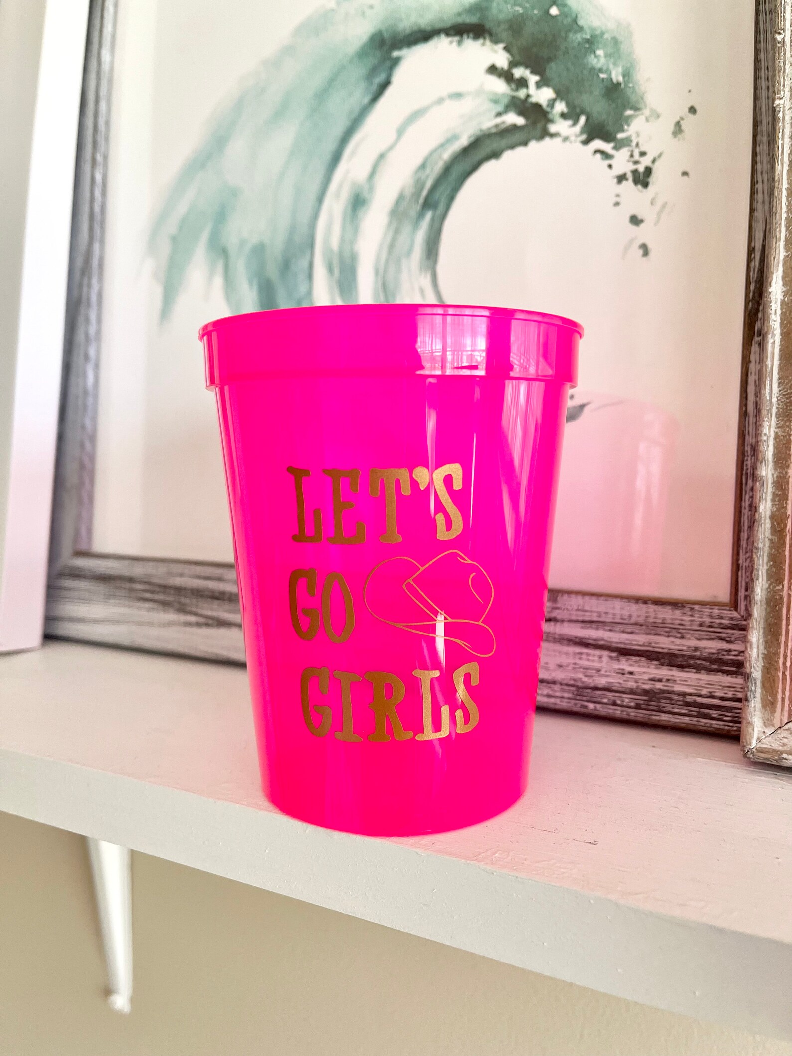 Lets Go Girls Party Cups Bachelorette Party Cups Last Rodeo - Etsy