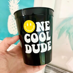One Cool Dude Party Cups, One Cool Dude First Birthday Party Cups, Boys ...