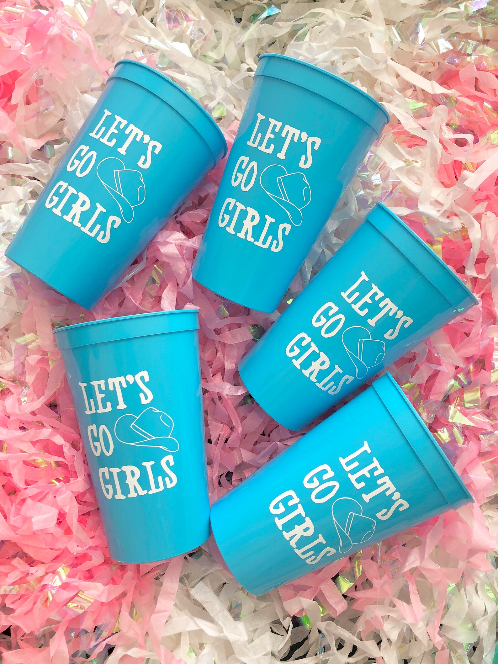 Lets Go Girls Party Cups Bachelorette Party Cups Last Rodeo | Etsy