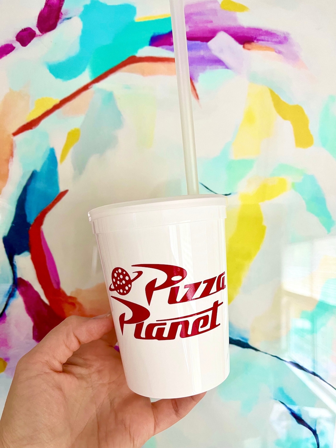 Pizza Planet Party Cups, Toy Story Themed Birthday Party, Pizza Planet ...
