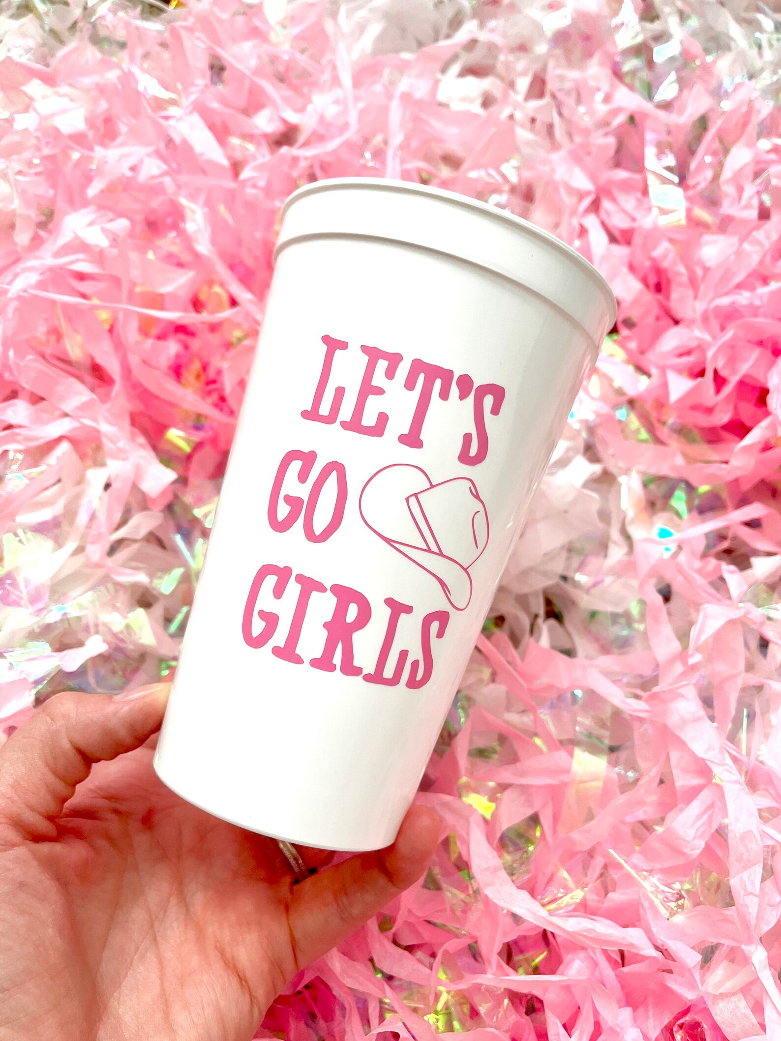 Lets Go Girls Party Cups Bachelorette Party Cups Last Rodeo - Etsy
