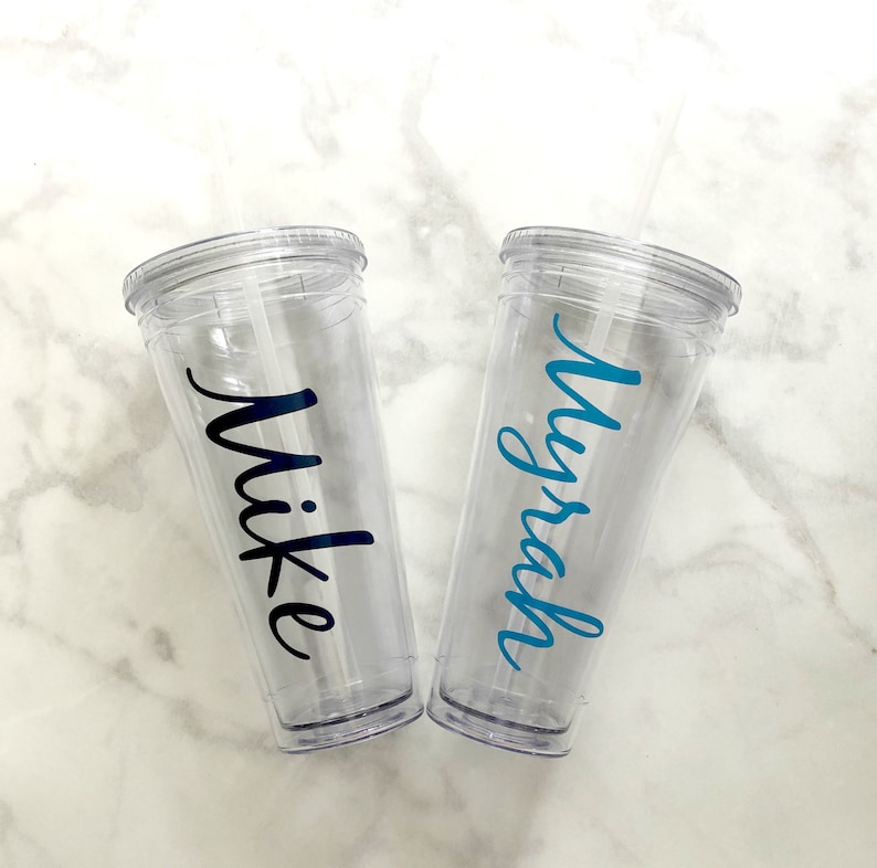 Personalized Acrylic Double Wall Tumblers 32oz Personalized - Etsy