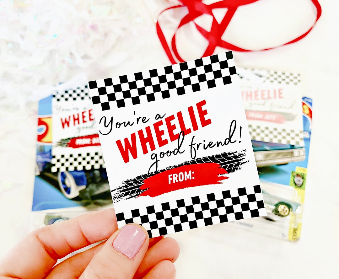 Car Valentines, Printable Valentine Tags, Hot Wheels Valentines, You're ...