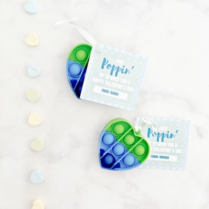 Pop It Valentine, Printable Valentine, Valentine's Popper, Toddler ...