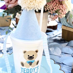 Teddy Bear Party Cups, Teddy Bear Themed Party, Bear Themed Birthday ...