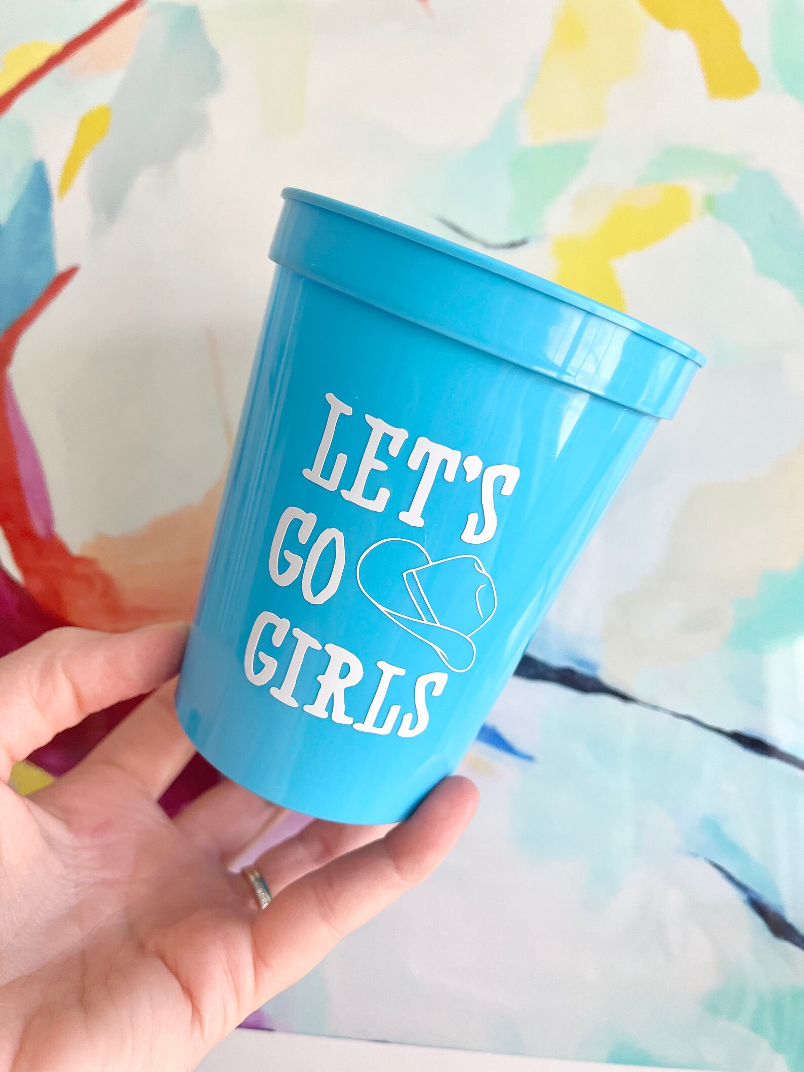 Lets Go Girls Party Cups Bachelorette Party Cups Last Rodeo - Etsy