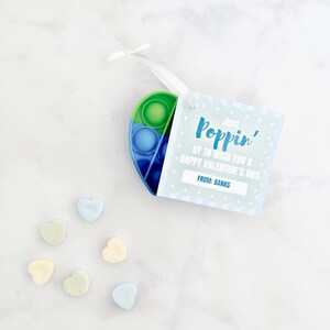 Pop It Valentine, Printable Valentine, Valentine's Popper, Toddler ...