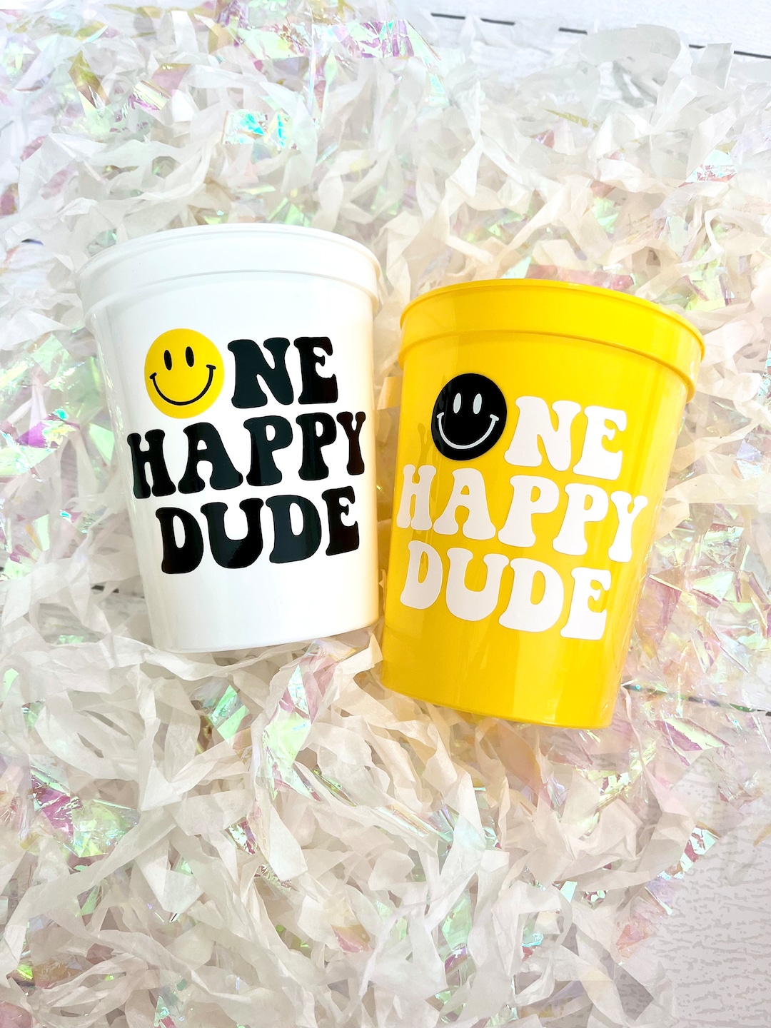 One Happy Dude Party Cups, One Happy Dude First Birthday Party Cups ...