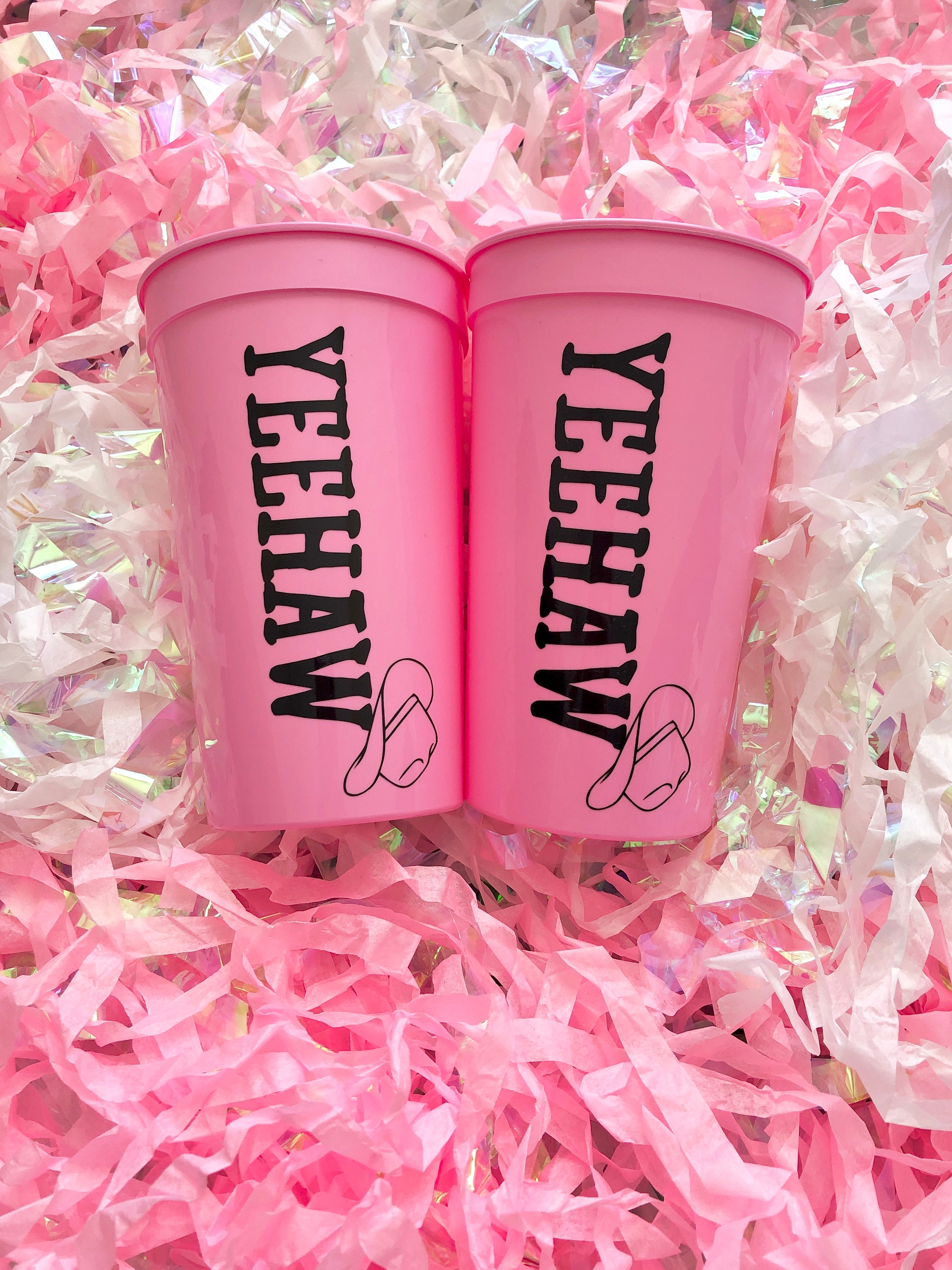 Yeehaw Party Cups Yeehaw Bachelor or Bachelorette Party Cups | Etsy