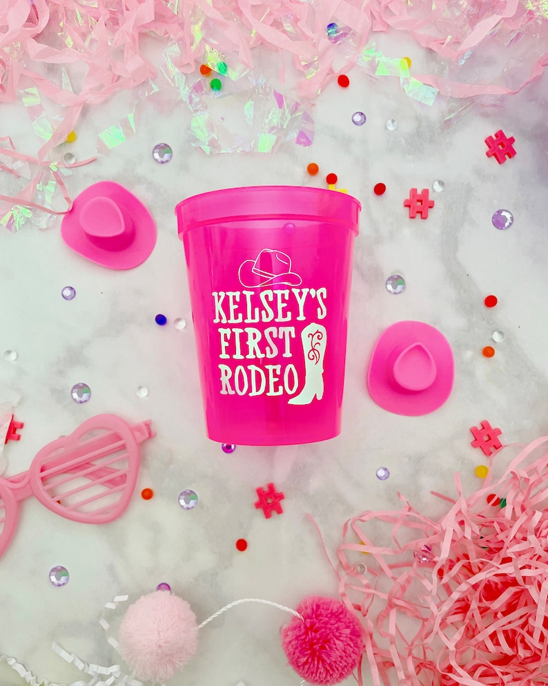 First Rodeo Birthday Party Cups First Birthday Party Cups - Etsy