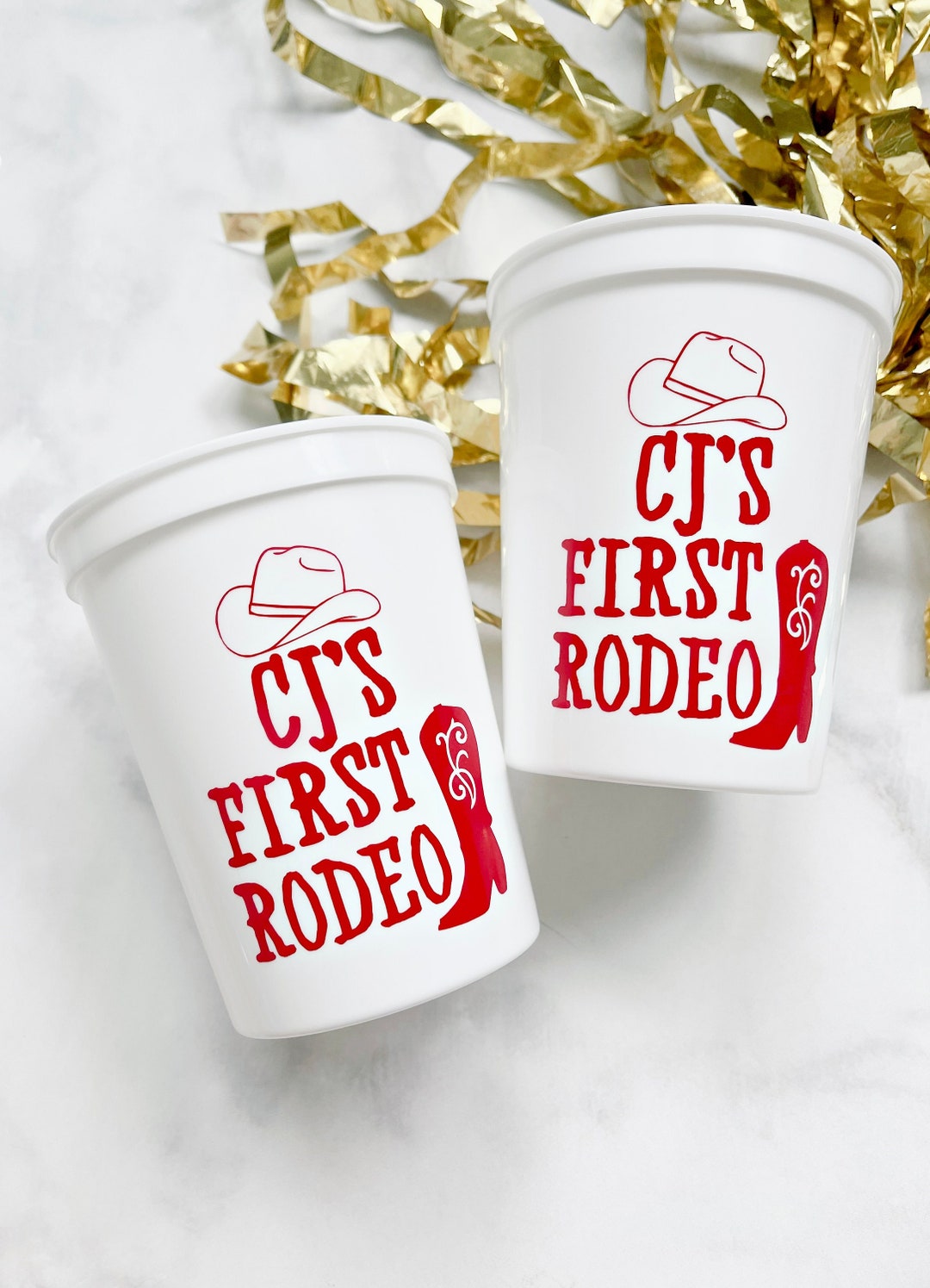 First Rodeo Birthday Party Cups, First Birthday Party Cups ...