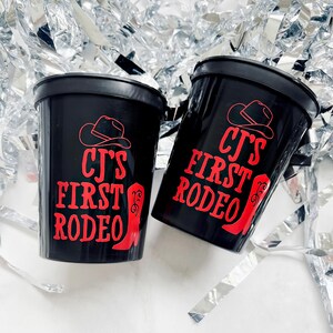 First Rodeo Birthday Party Cups, First Birthday Party Cups ...