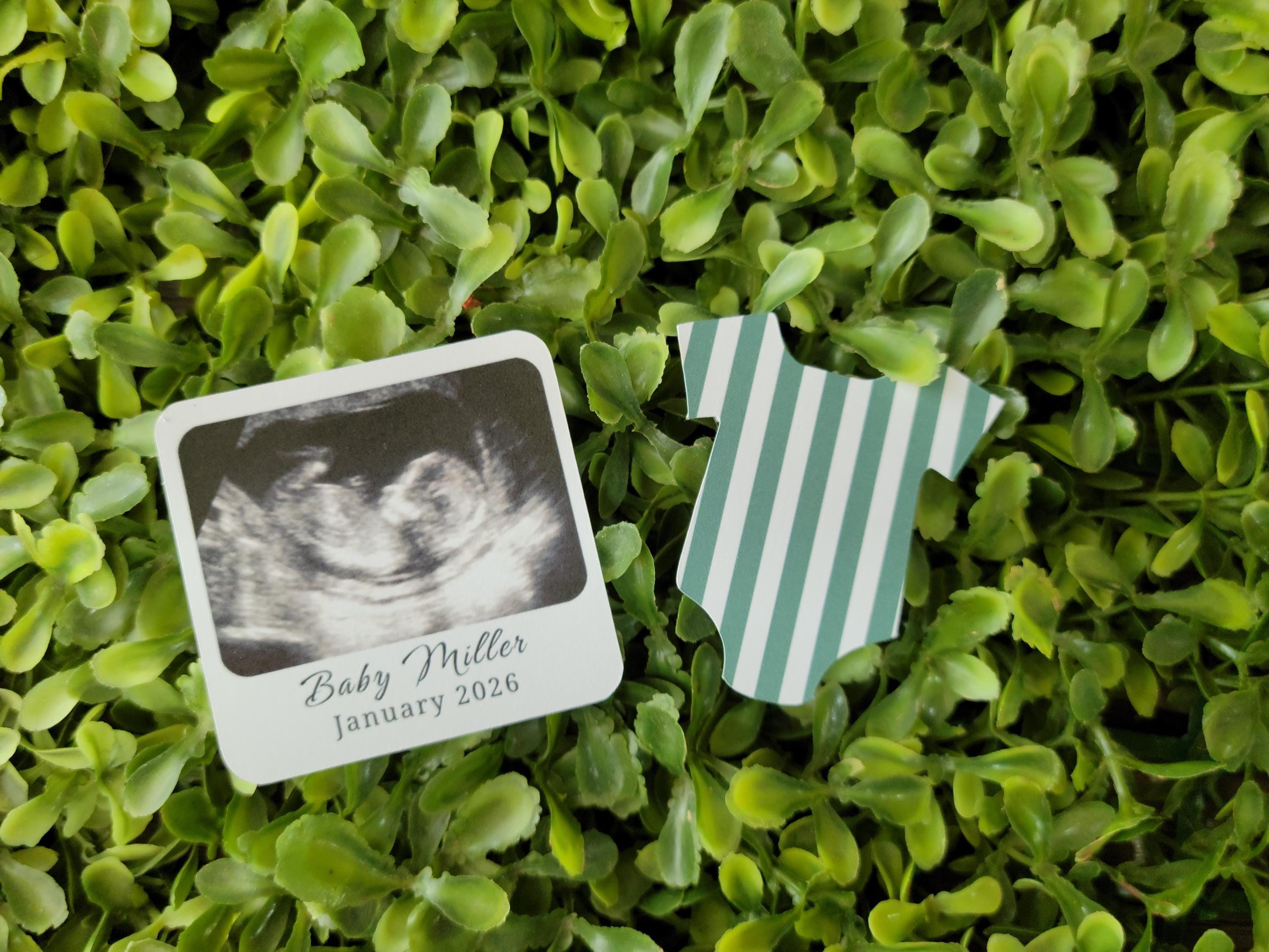 Baby Ultrasound Confetti | Custom Baby Shower Table Decorations ...