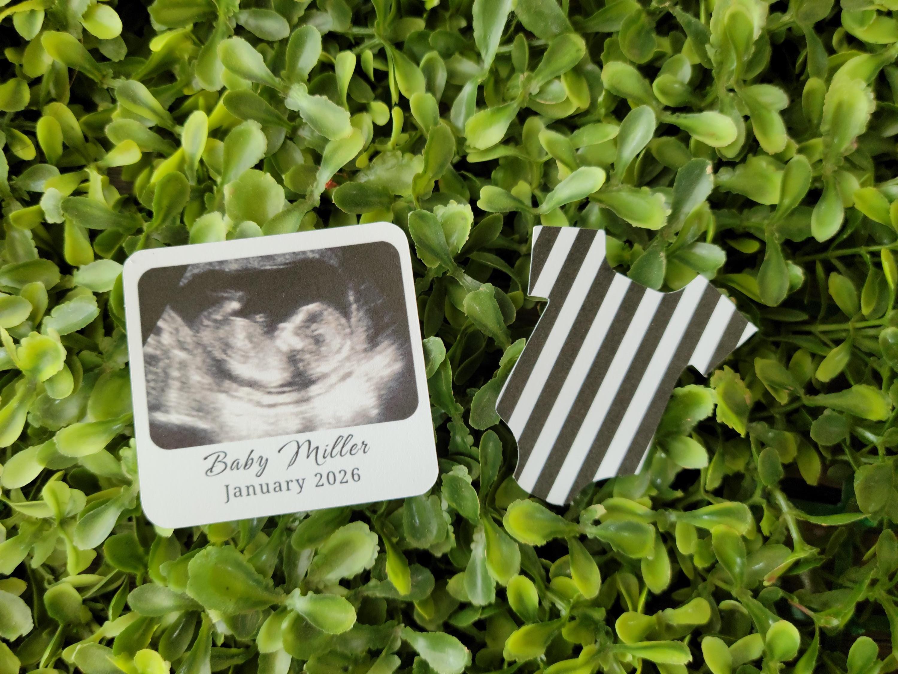 Baby Ultrasound Confetti | Custom Baby Shower Table Decorations ...