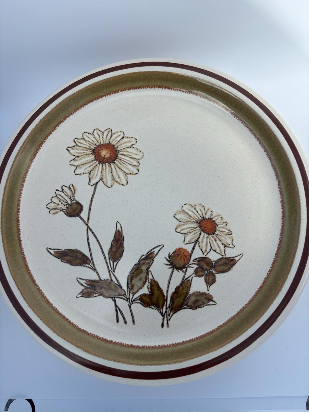 Coventry Roads Country Morn Stoneware Dinner Plates Modern Daisy Floral ...