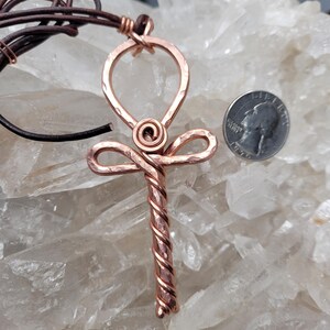 Ankh Amulet, Hand Crafted Solid Copper, Personal "key of Life" Pendant ...