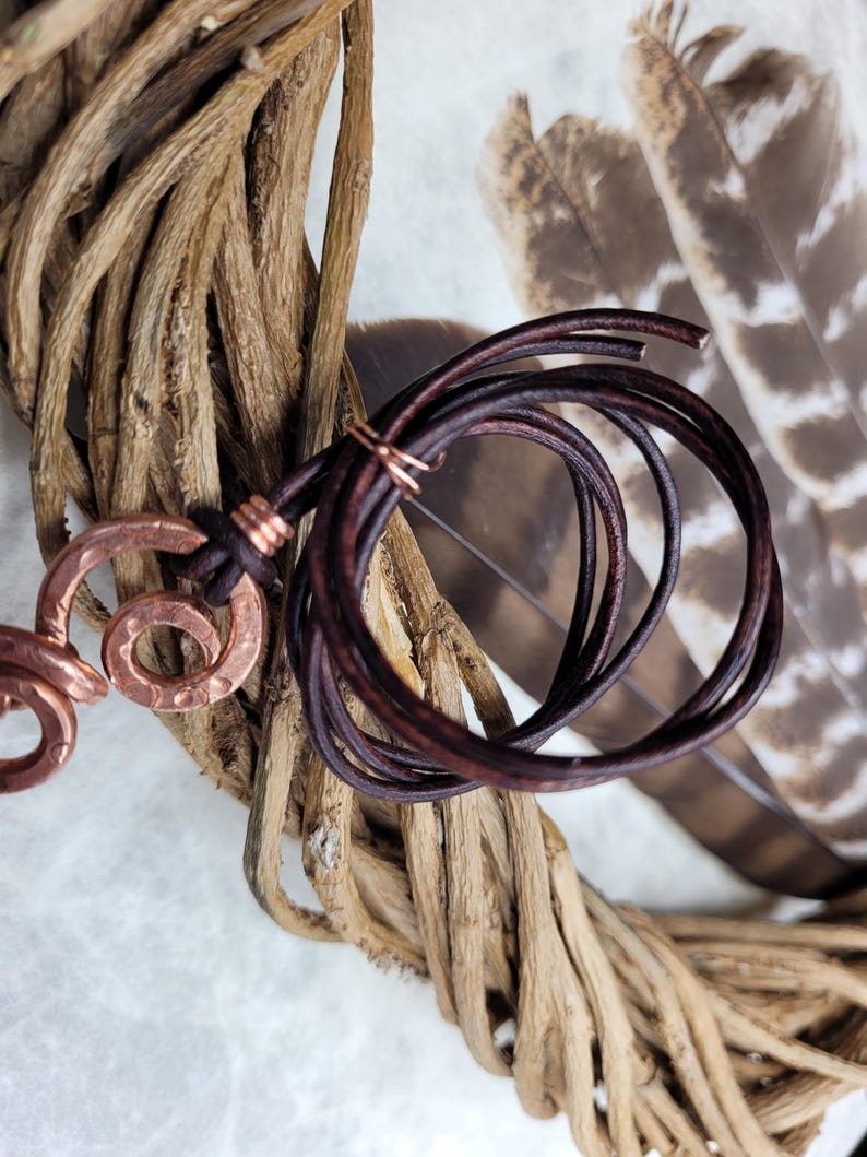 Blue Pietersite Copper Pendant: Hand Hammered Healing Crystal - Etsy