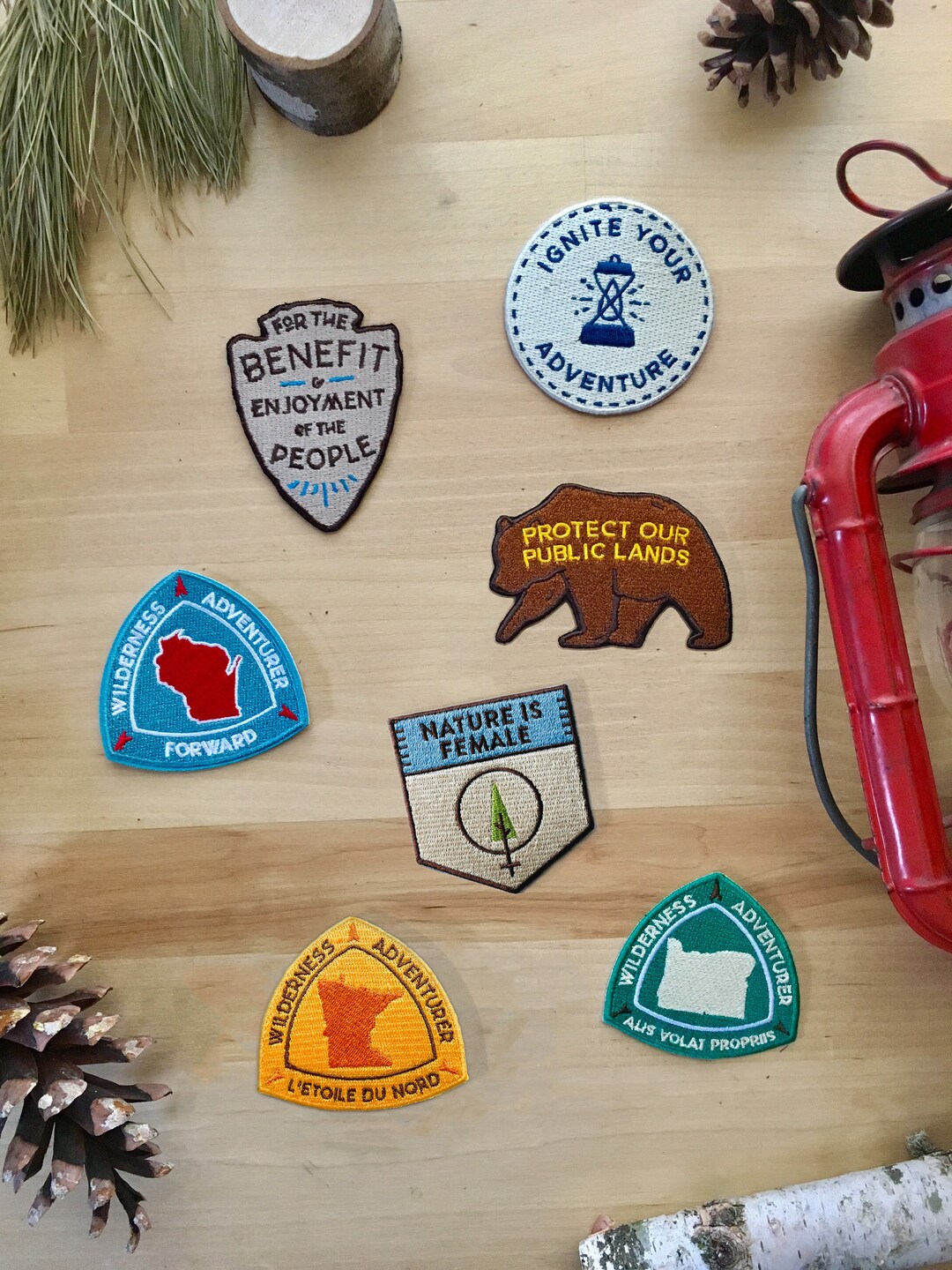 5-pack of Patches | Mix-and-match, Get One Free | Iron-on, Embroidered ...