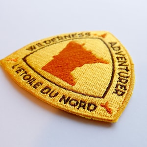 Minnesota Wilderness Adventurer Patch | 2.5" Iron-on Embroidered Patch ...