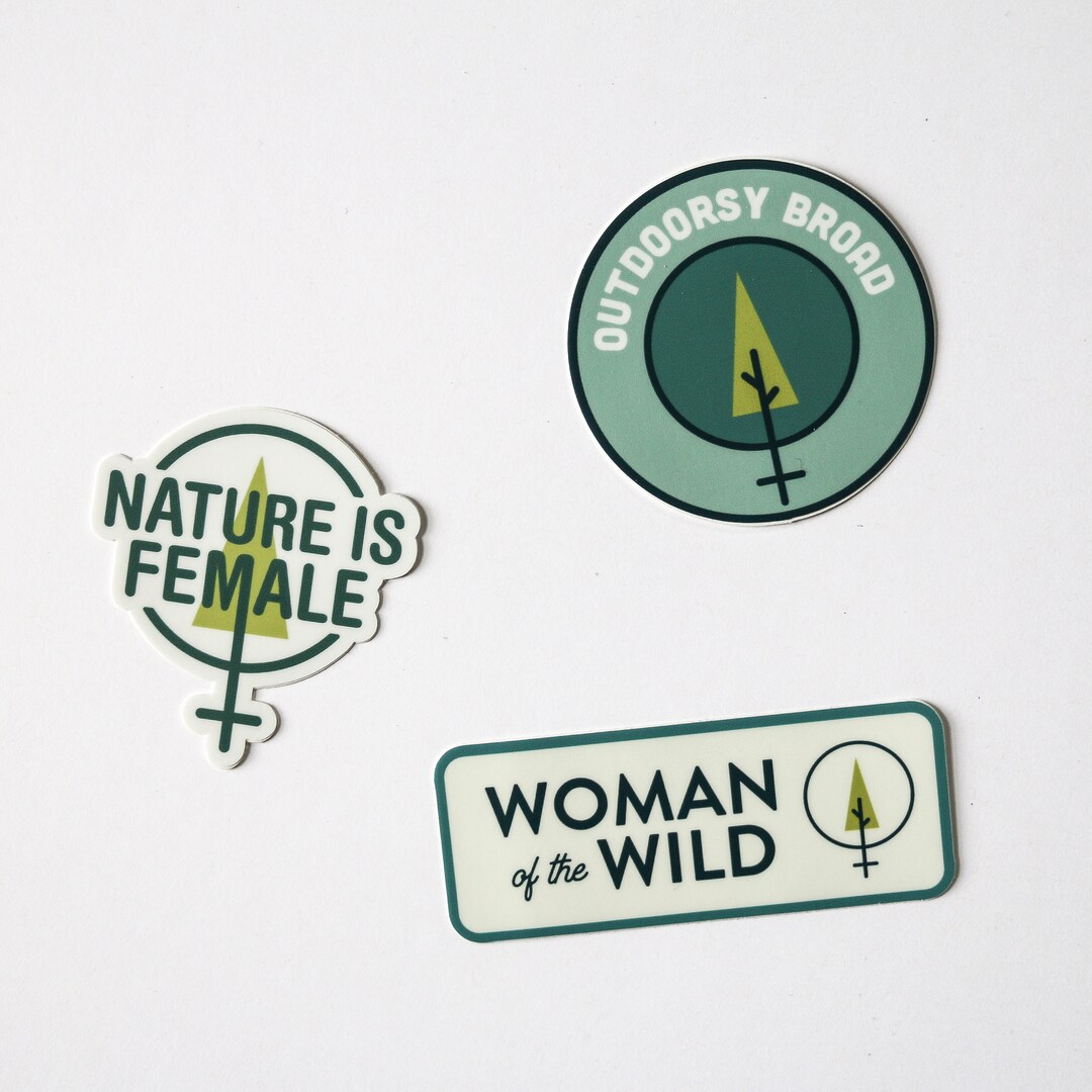Nature is Female™ Sticker Set - Etsy