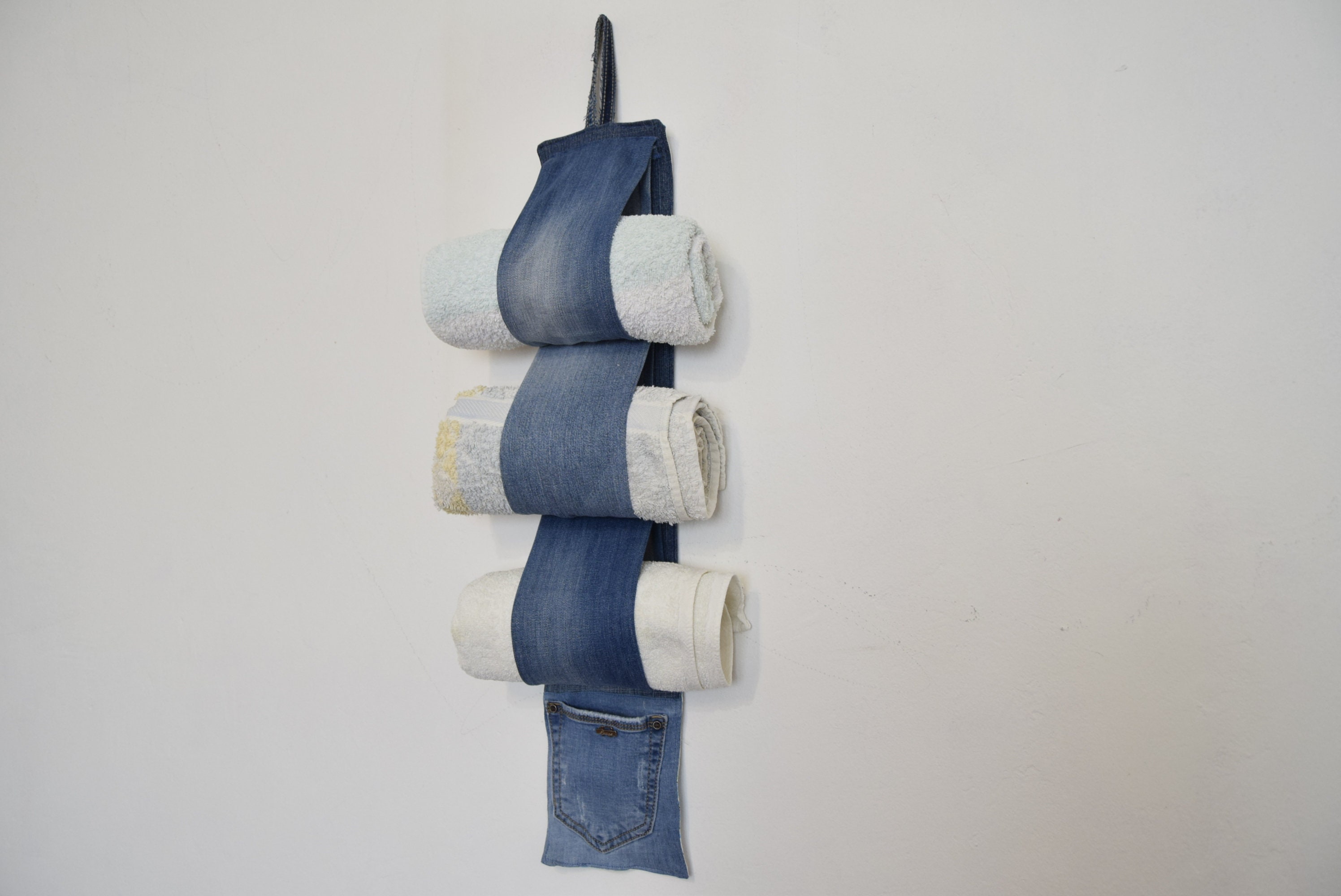Toilet Paper Storage Toilet Paper Holder Denim Toilet Roll Holder ...