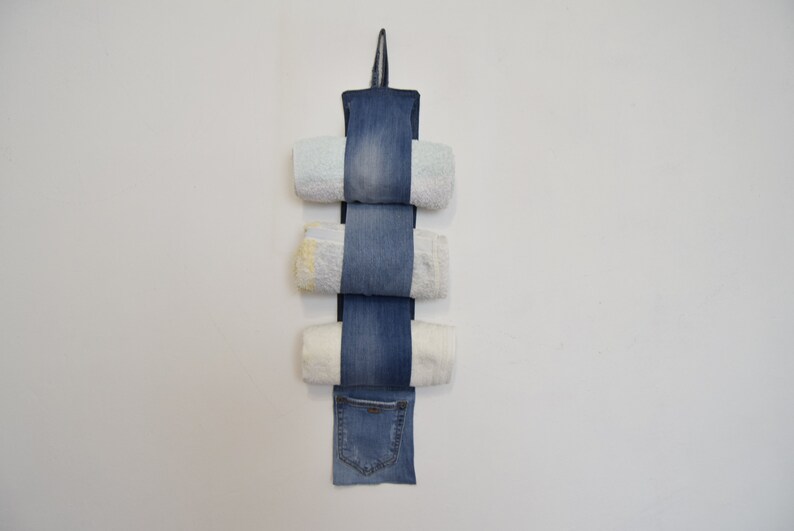 Toilet Paper Storage Toilet Paper Holder Denim Toilet Roll Holder ...