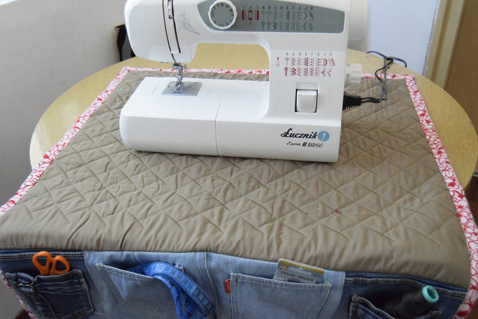 Sewing Machine Organizer, Desk Organizer, Denim Organizer, Small ...