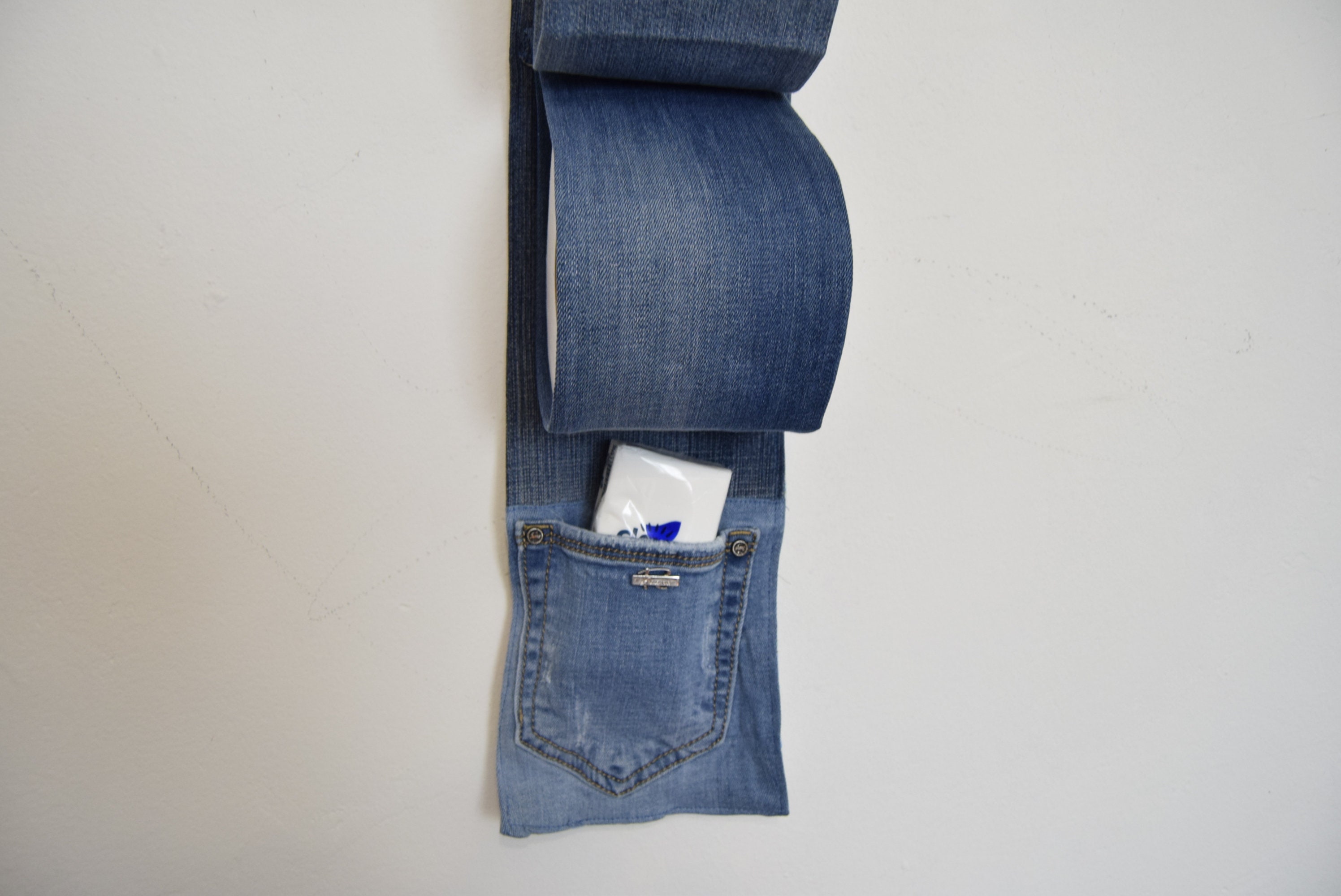 Toilet Paper Storage Toilet Paper Holder Denim Toilet Roll Holder ...