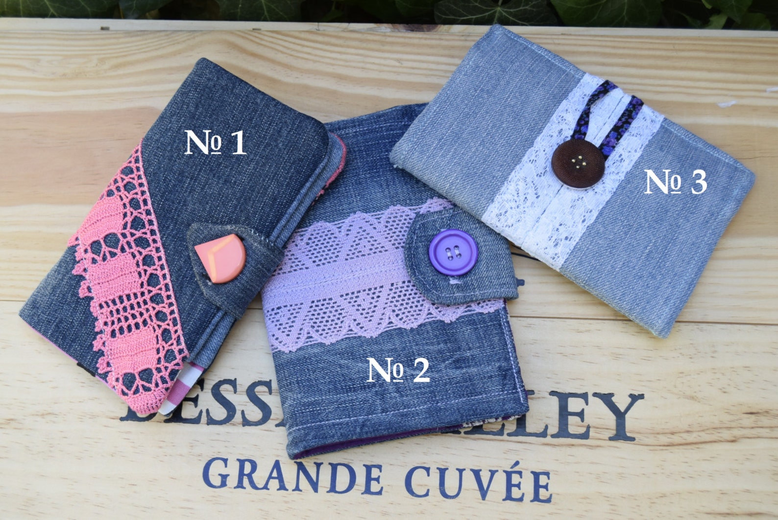 Phone Wallet, Felt Phone Case, Fabric Card Wallet, Denim Card Case ...