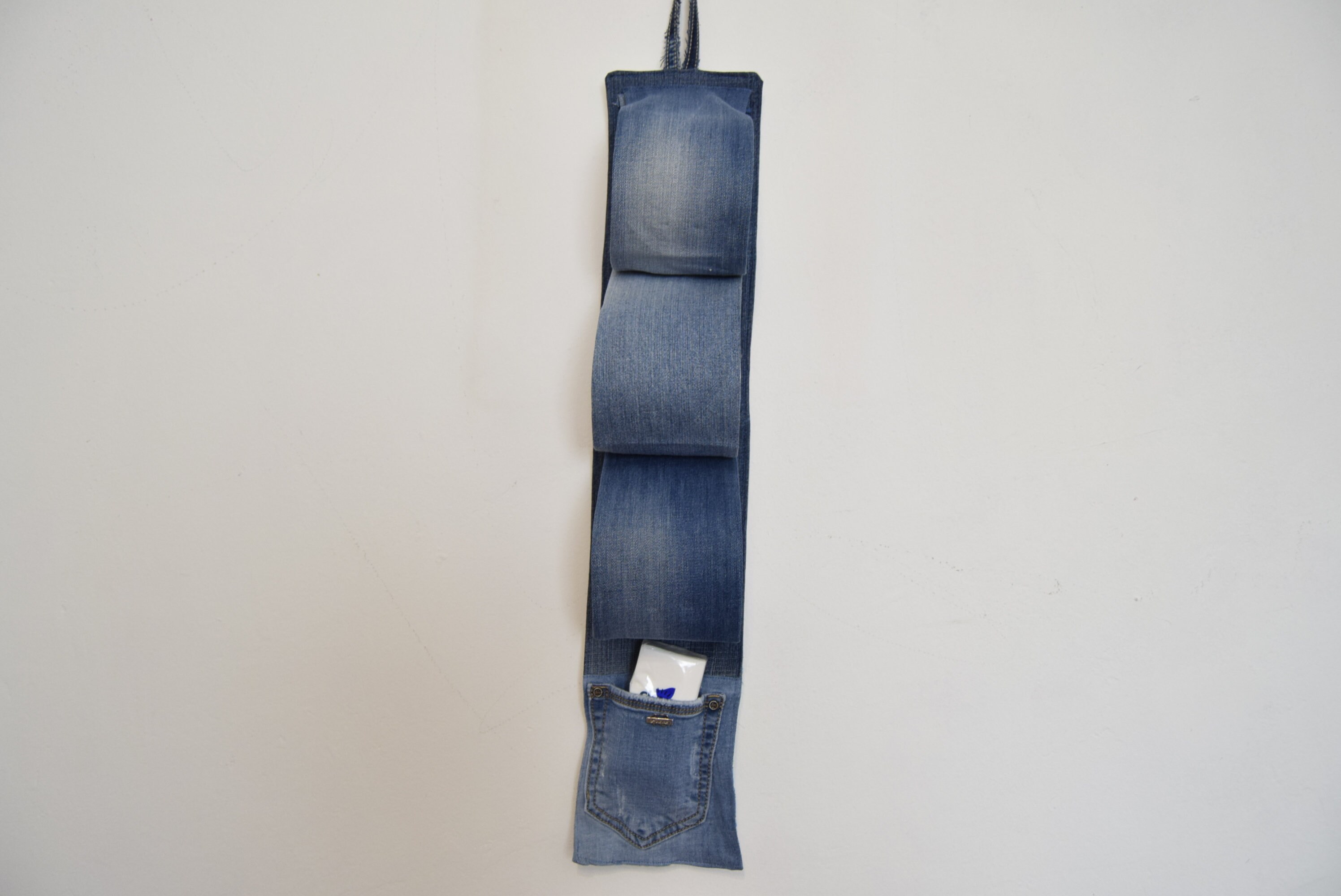 Toilet Paper Storage Toilet Paper Holder Denim Toilet Roll Holder ...