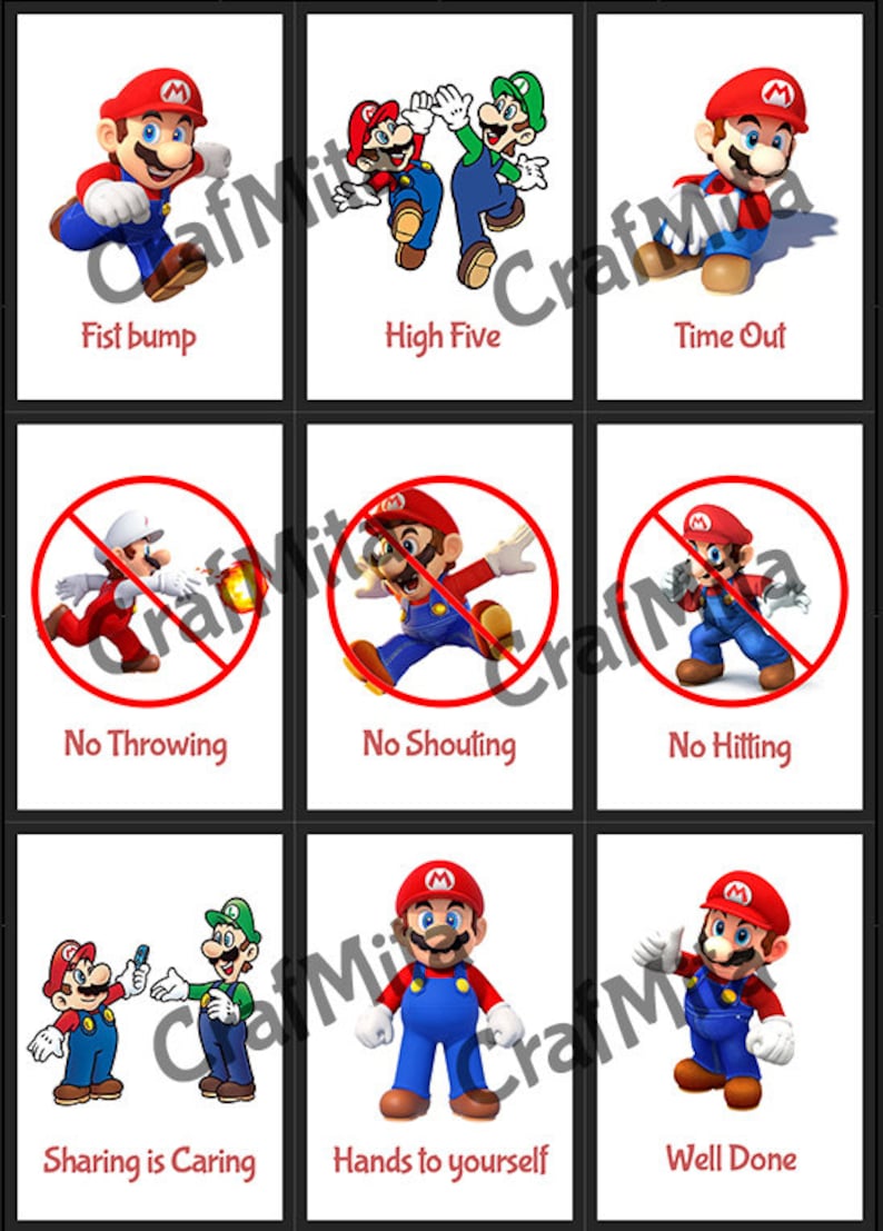 Printables PACK Autism Daily Cards Visual Wall Planner Chore Chart for ...