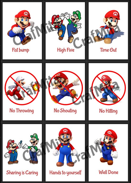 Printables PACK Autism Daily Cards Visual Wall Planner Chore Chart for ...