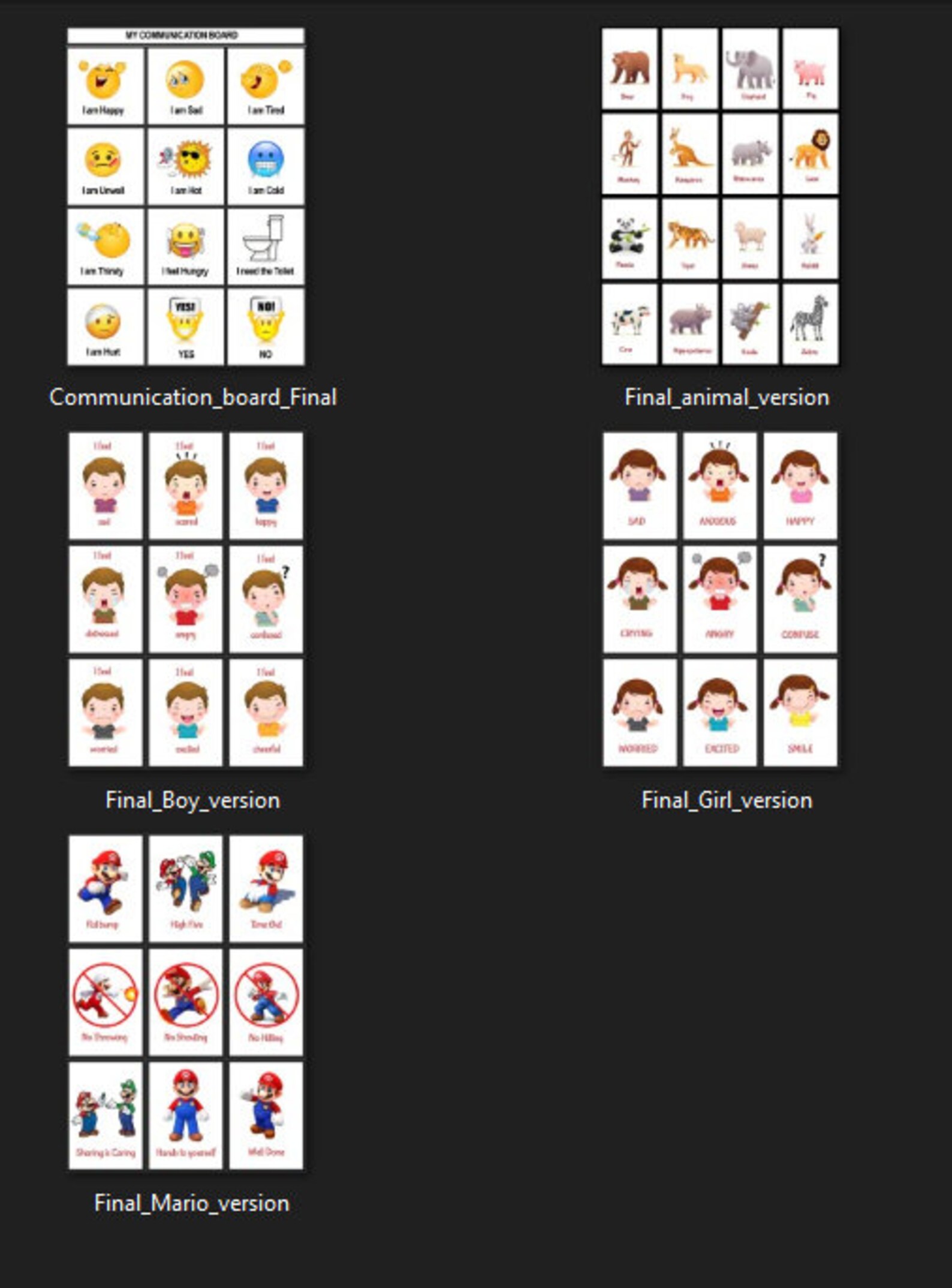 Printables PACK Autism Daily Cards Visual Wall Planner Chore Chart for ...