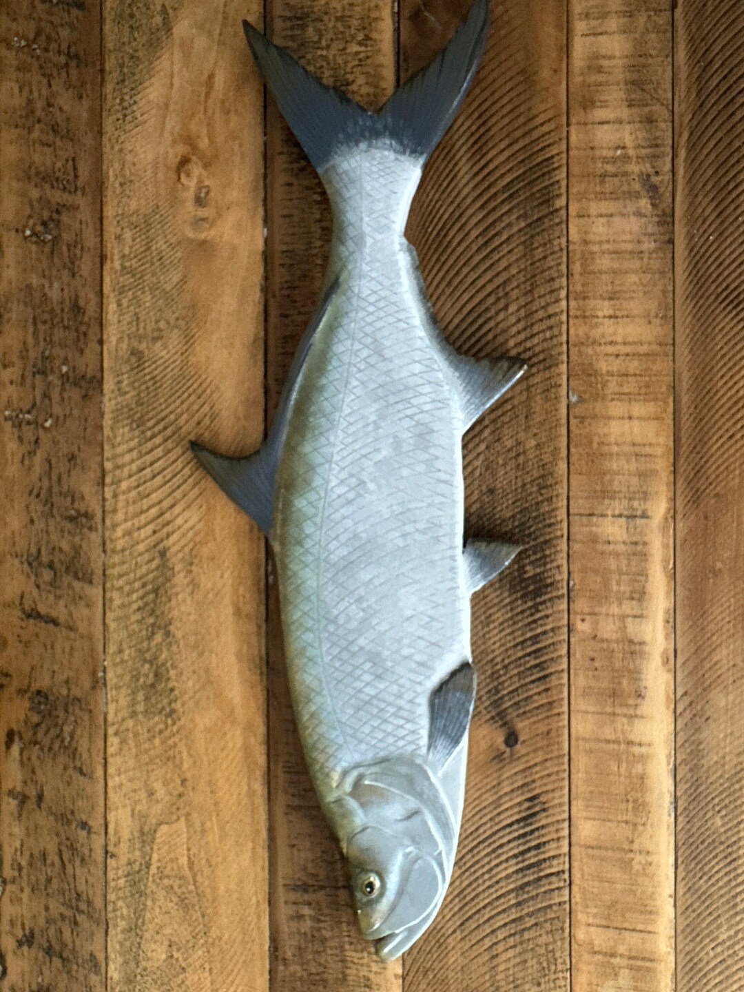 Tarpon - Wood Carved Fish Plaque by Austin Philips - Etsy
