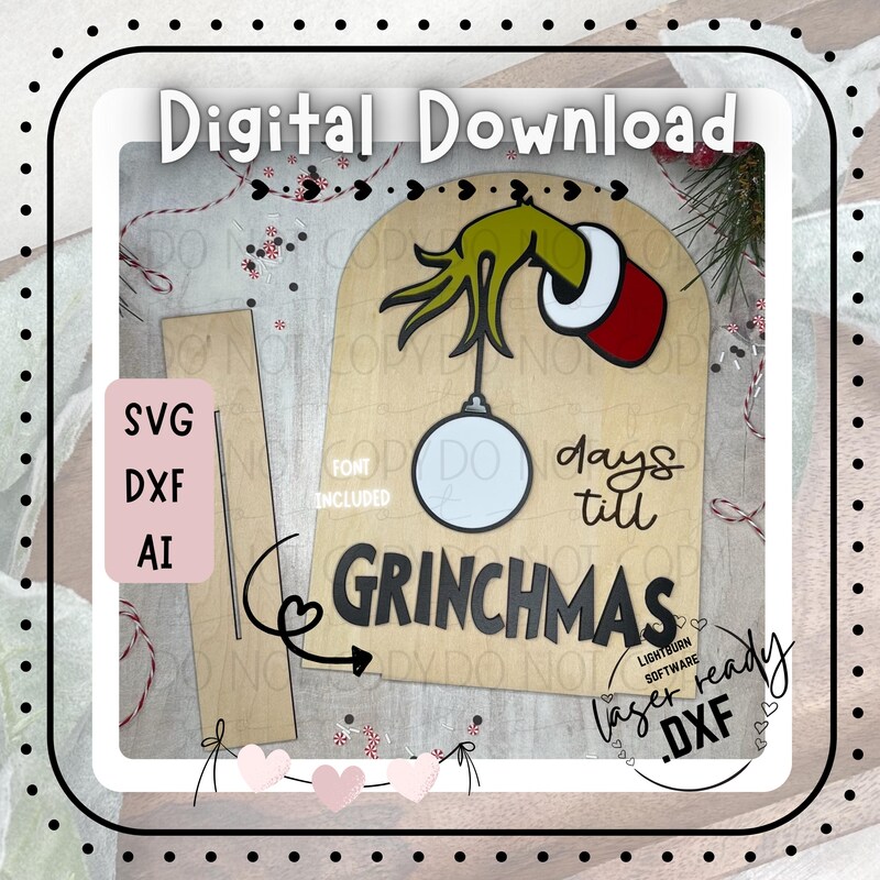 Grinch Countdown - Etsy