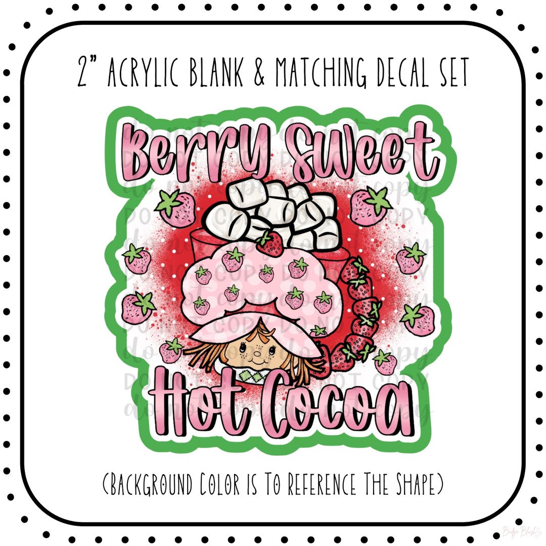 Acrylic Blank and Decal Badge Reel Blank Set Berry Swee Badge Reel ...