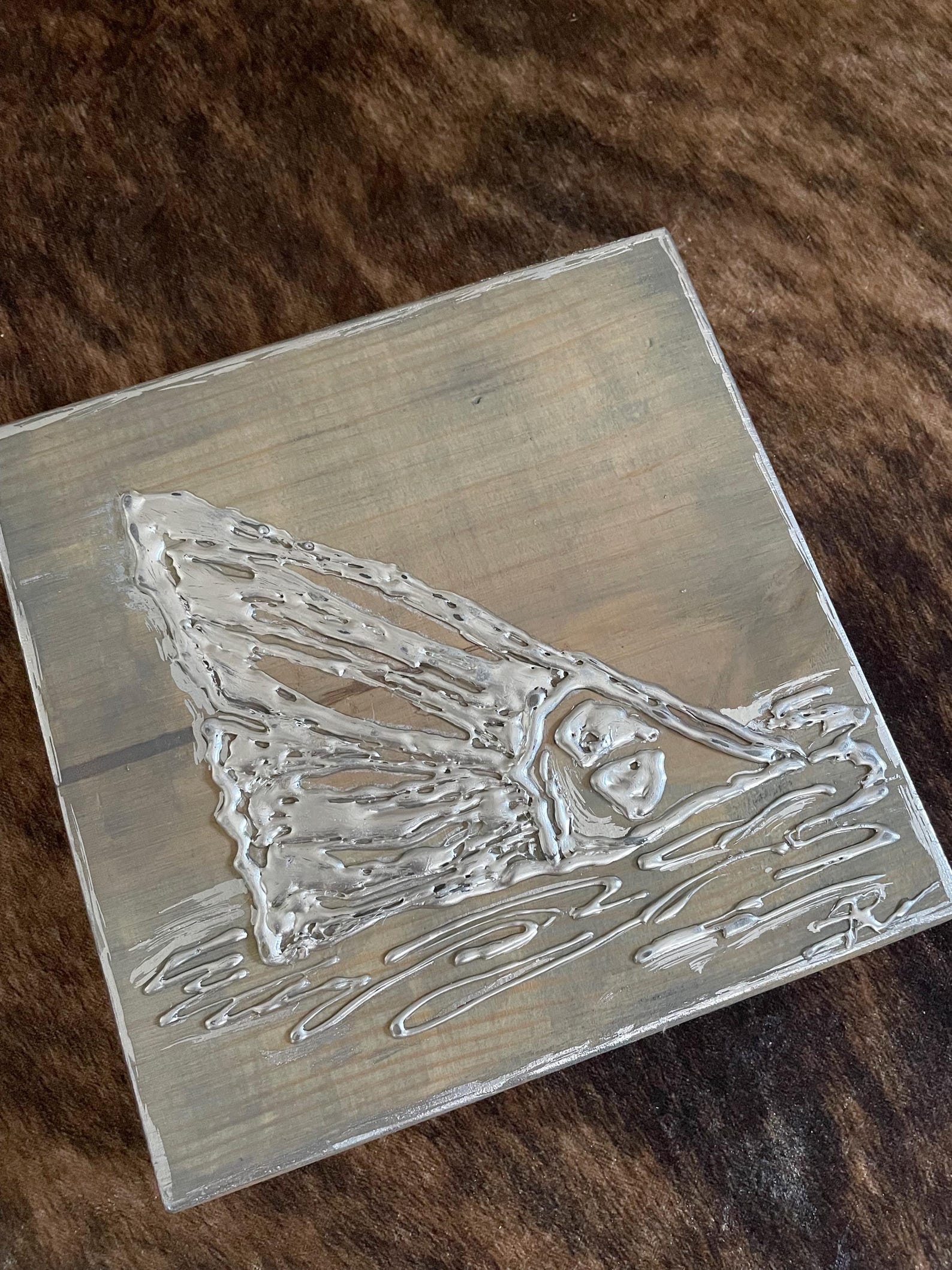 Fish Tail Painting Fish Tail Original Art Fish Tail Artwork Mini Fish ...