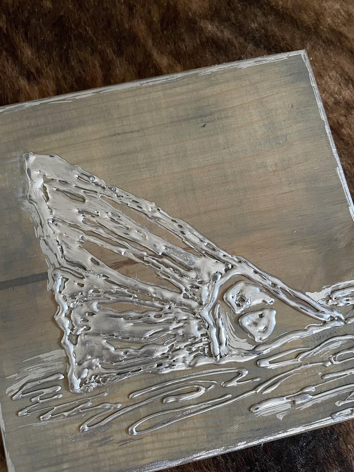 Fish Tail Painting Fish Tail Original Art Fish Tail Artwork Mini Fish ...