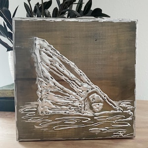 Fish Tail Painting Fish Tail Original Art Fish Tail Artwork Mini Fish ...