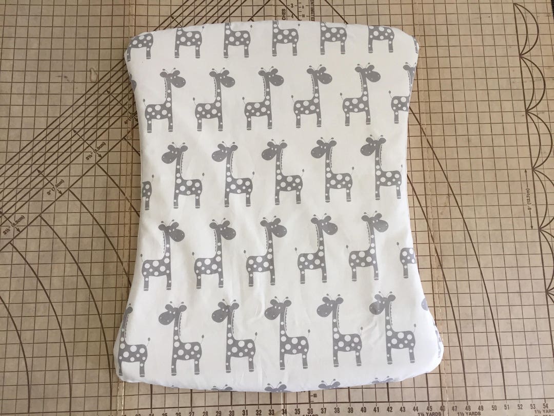 Twin Pack Stokke Care Change Pad Mat Cover Waterproof Grey Giraffe FREE ...