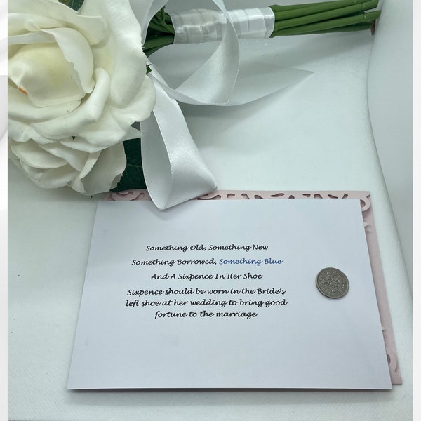 Wedding Gift for Bride Lucky Sixpence Coin Something - 60+ Gift Ideas for 2024