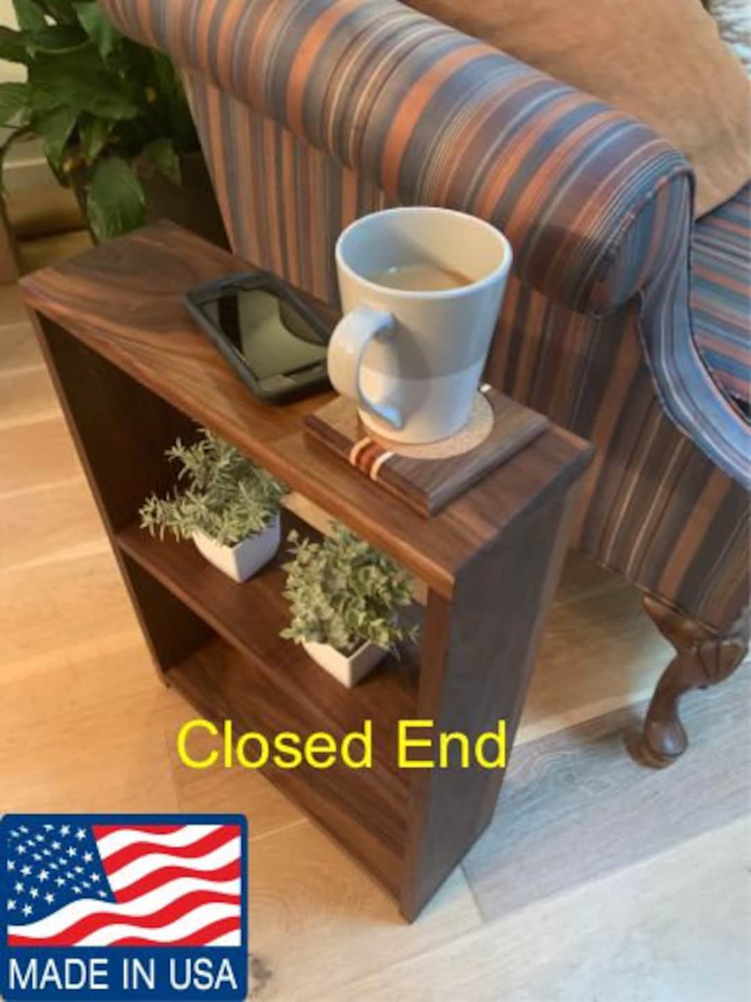 Solid Hardwood Side Table - Etsy