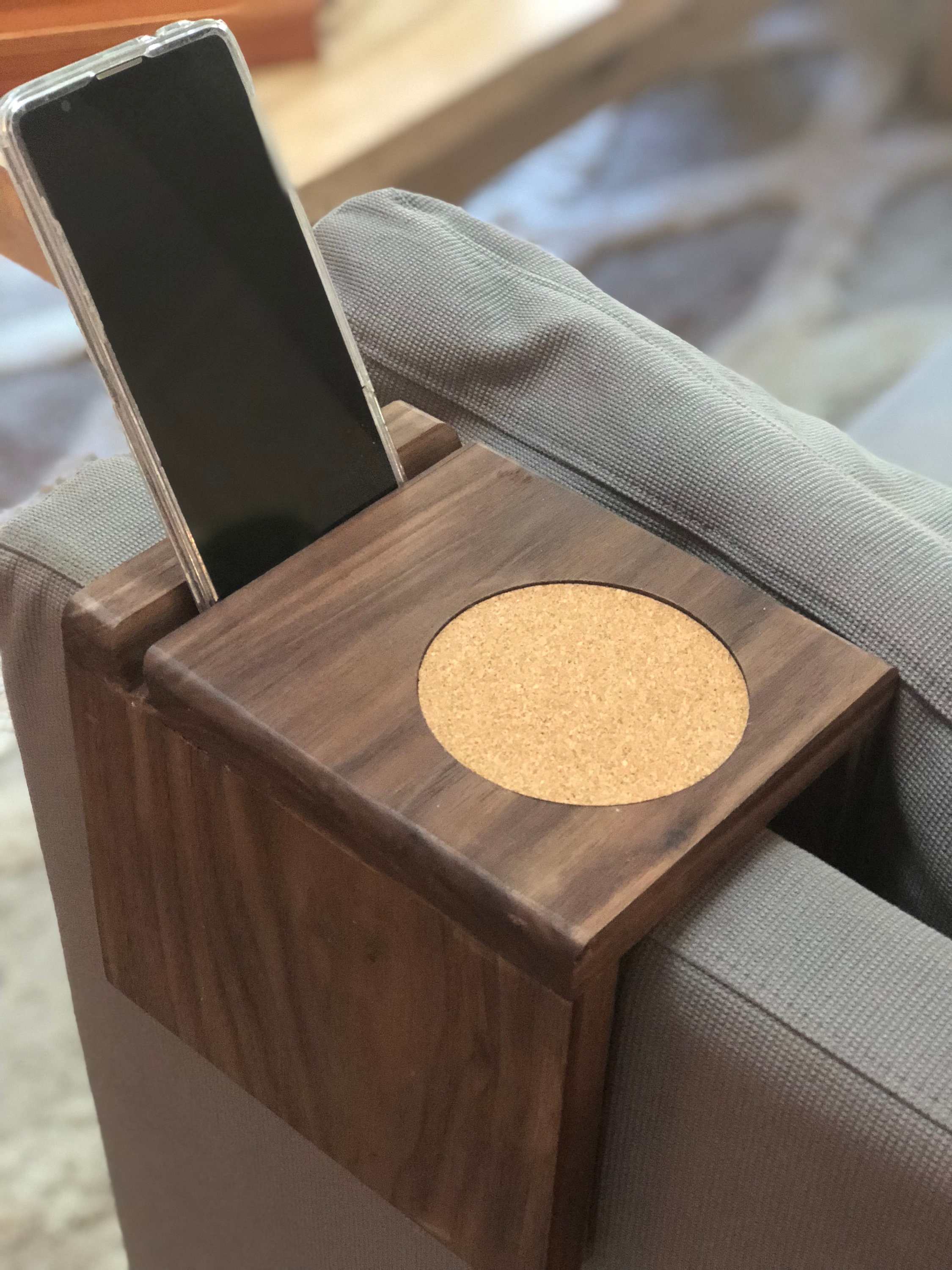 Custom Wood Coaster Wood Couch Sofa Couch Sofa Armrest Tray | Etsy