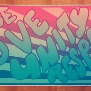 Peace Love Unity Respect Sticker, Stickers, Stickers, P.l.u.r., Peace ...