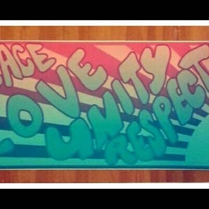 Peace Love Unity Respect Sticker, Stickers, Stickers, P.l.u.r., Peace ...