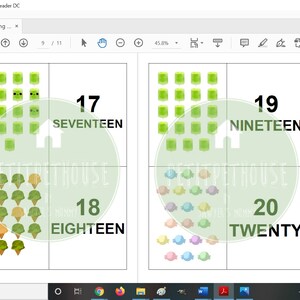 Number Matching Flash Cards 1-20 | Kids Activity | Children Learning ...